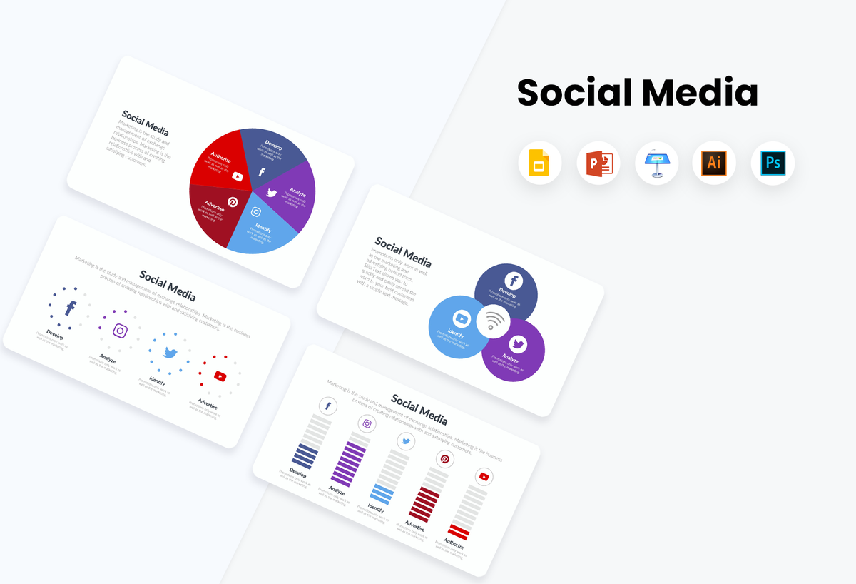Infographic Template Social Media