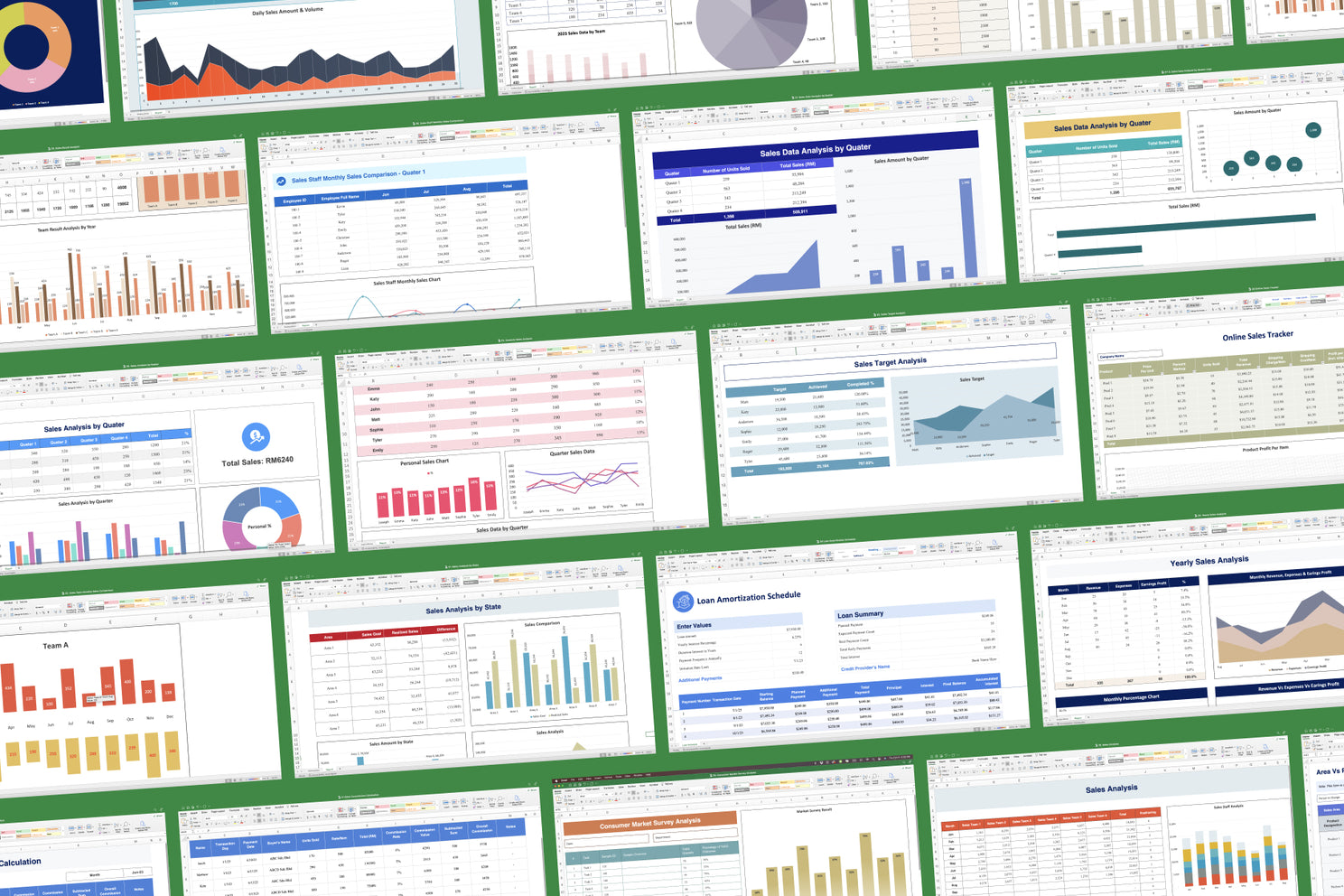 Excel Dashboard Templates Bundle Infograpify