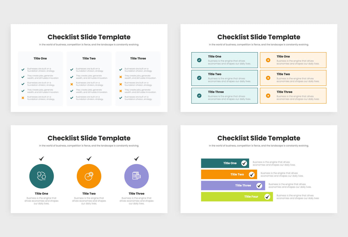Checklist Infographic Templates – infograpify