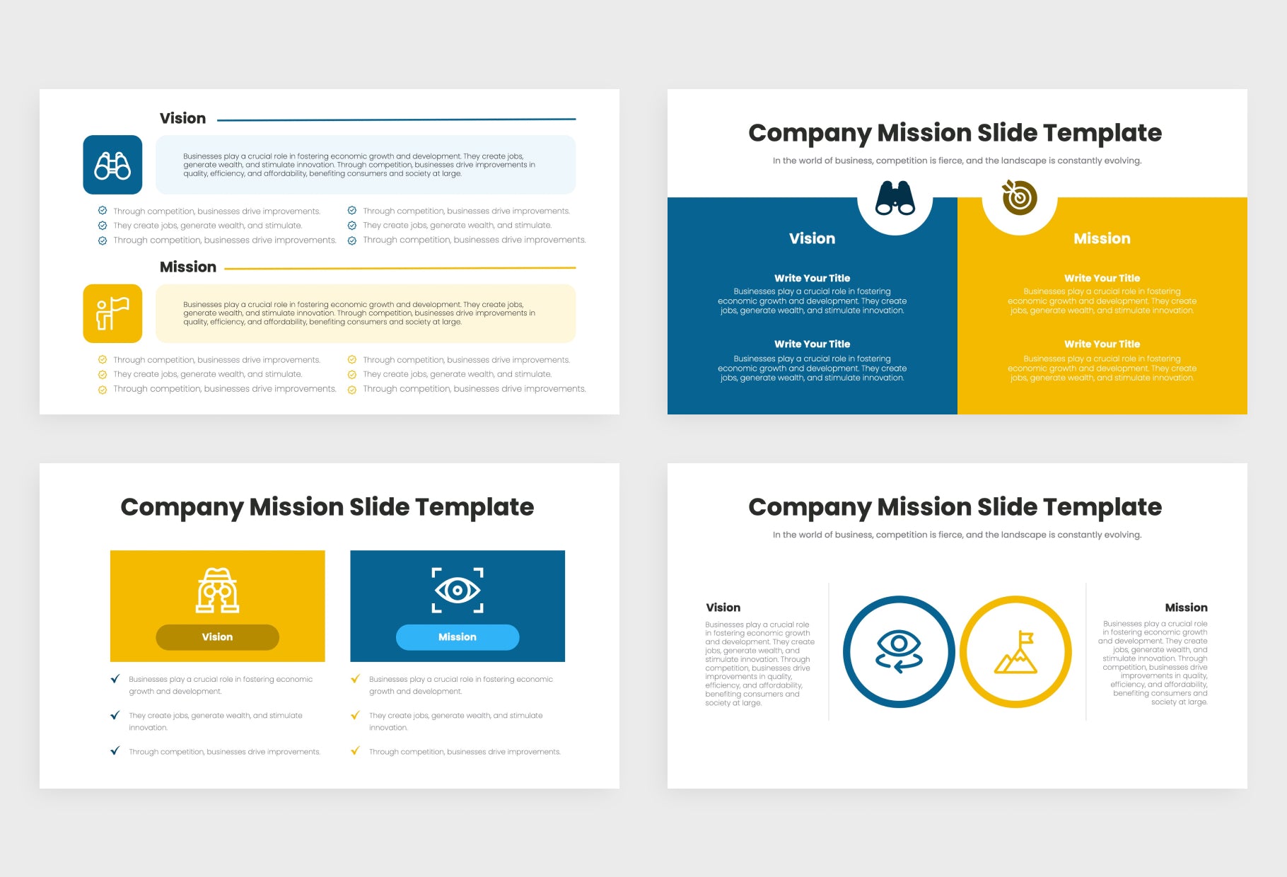 Company Mission Infographic Templates – infograpify