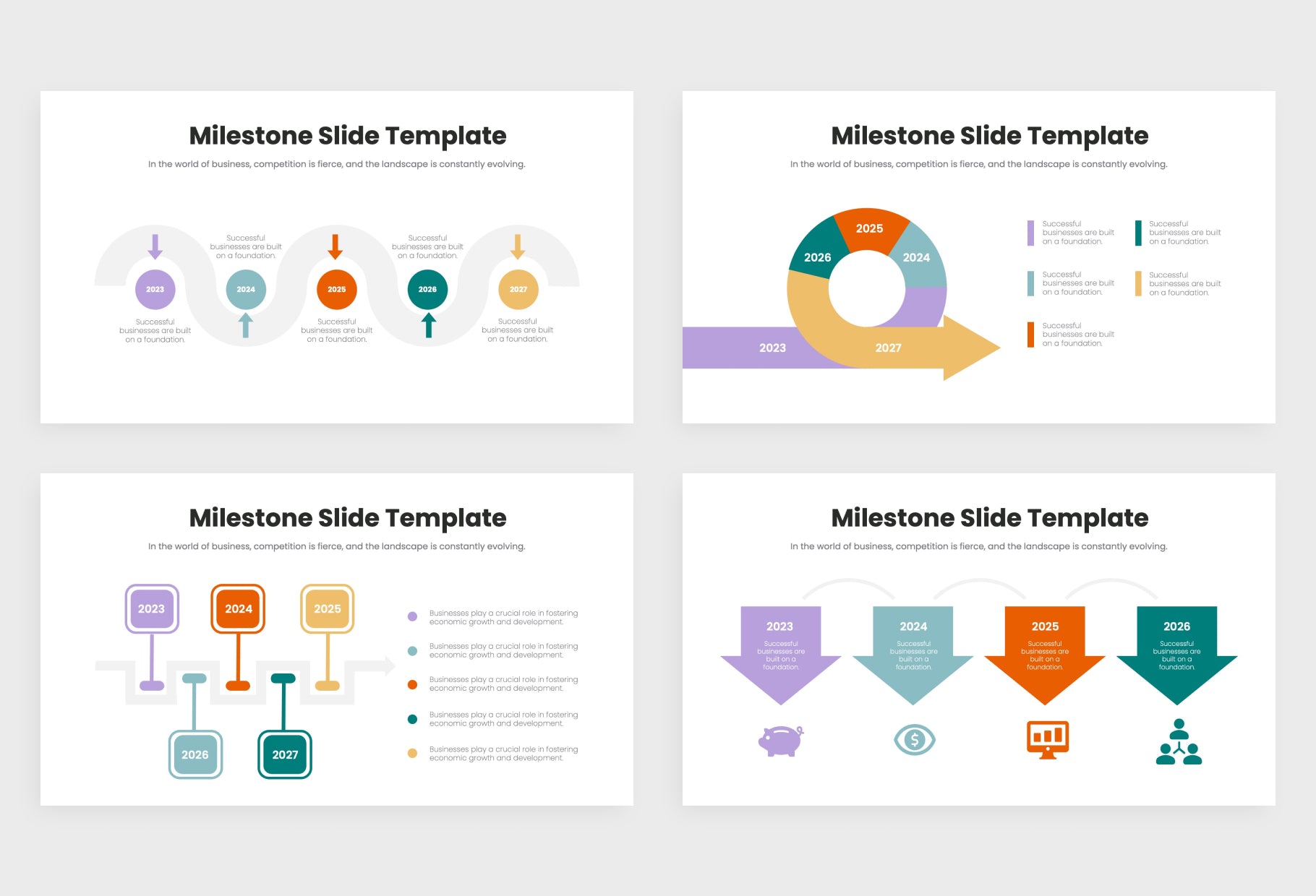 Milestone Infographic Templates – infograpify