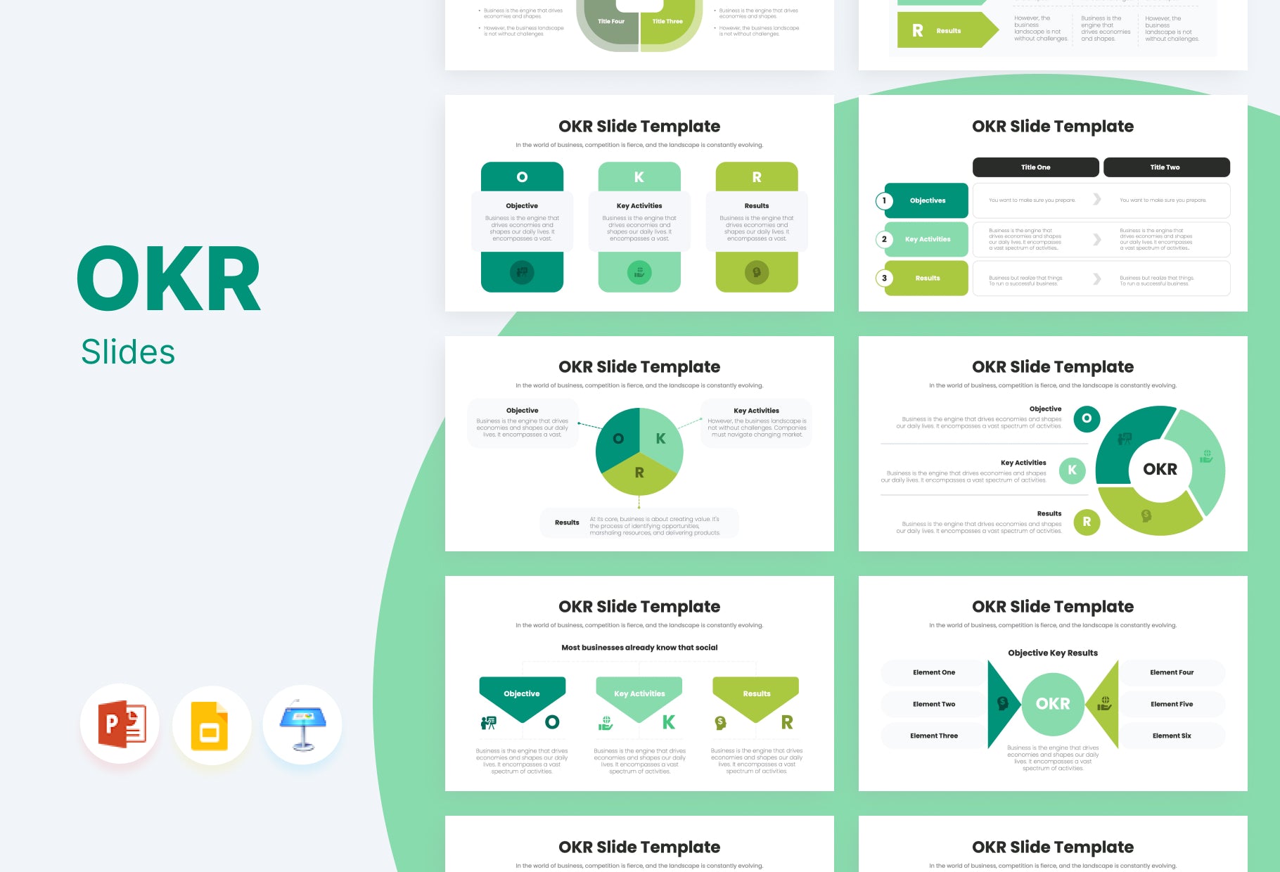 OKR Infographic Templates – infograpify