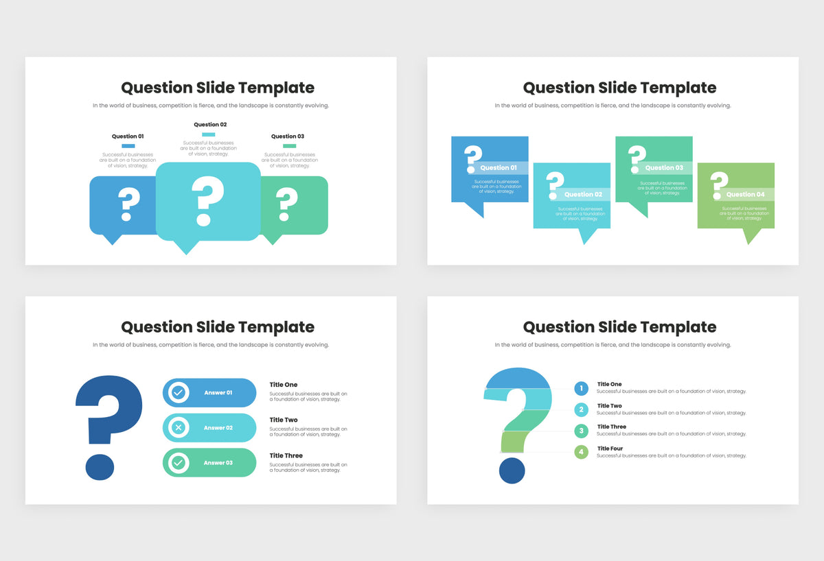 Question Infographic Templates – infograpify