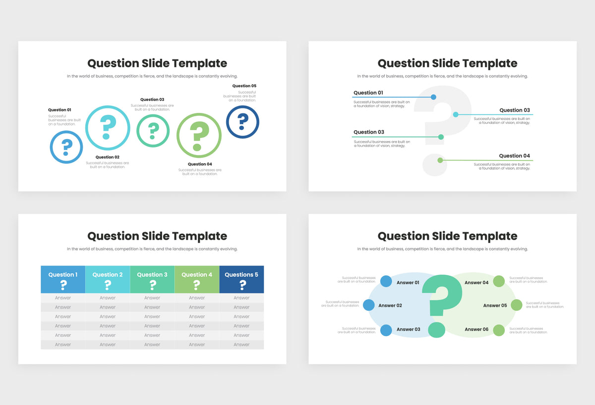 Question Infographic Templates – infograpify