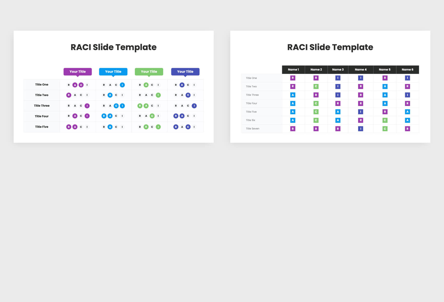 RACI Infographic Templates – infograpify