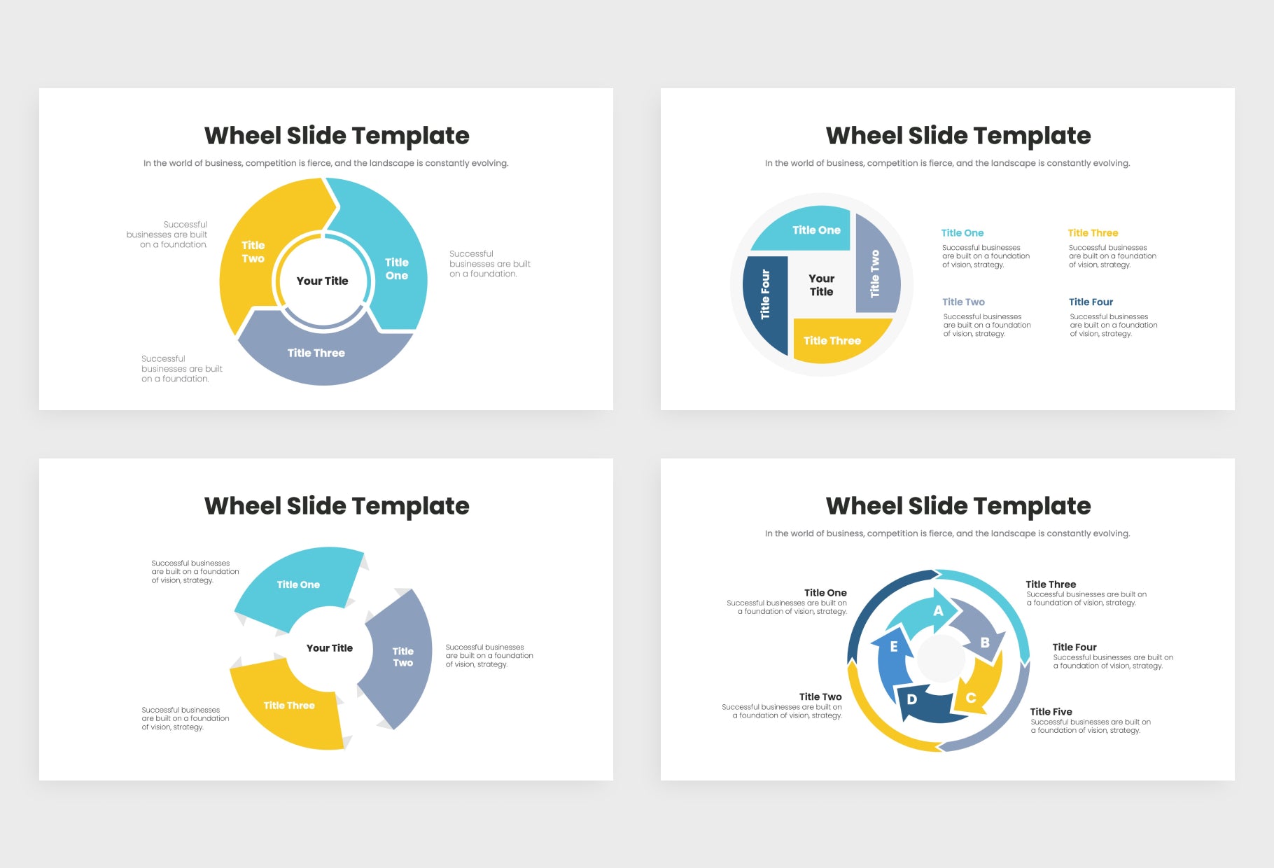Wheel Infographic Templates – infograpify