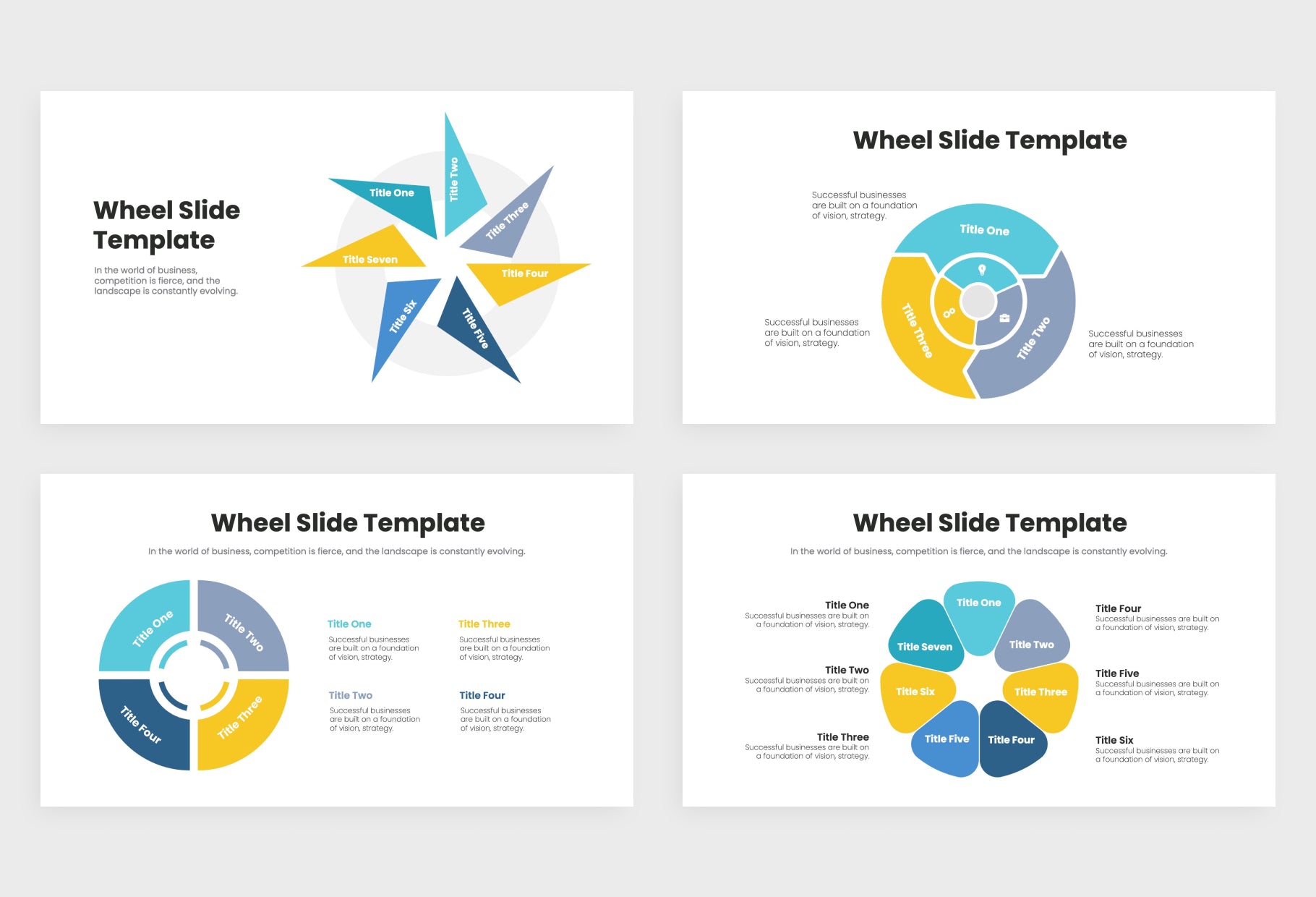 Wheel Infographic Templates – infograpify