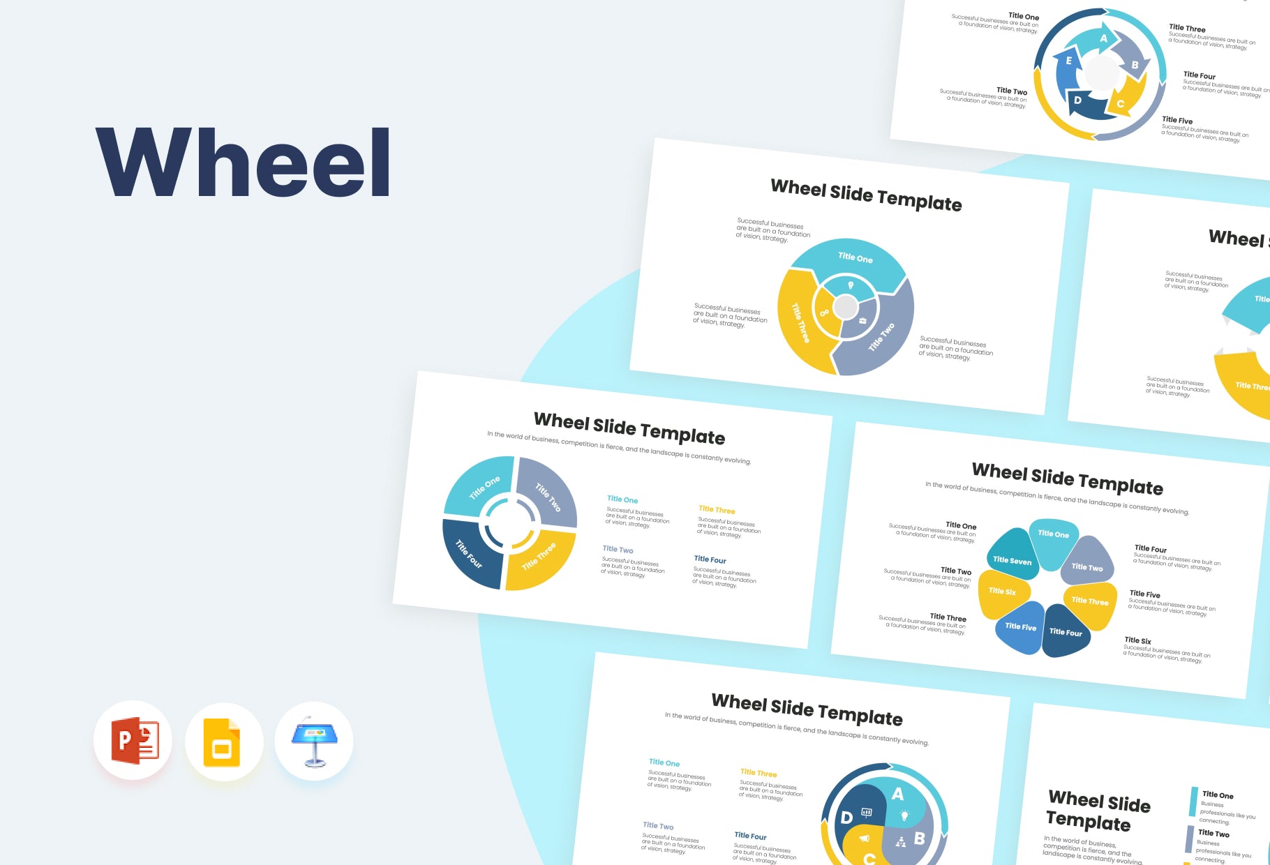 Wheel Infographic Templates – infograpify