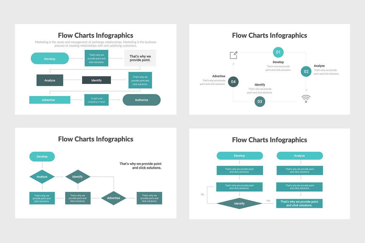 Flow Charts Infographics – infograpify