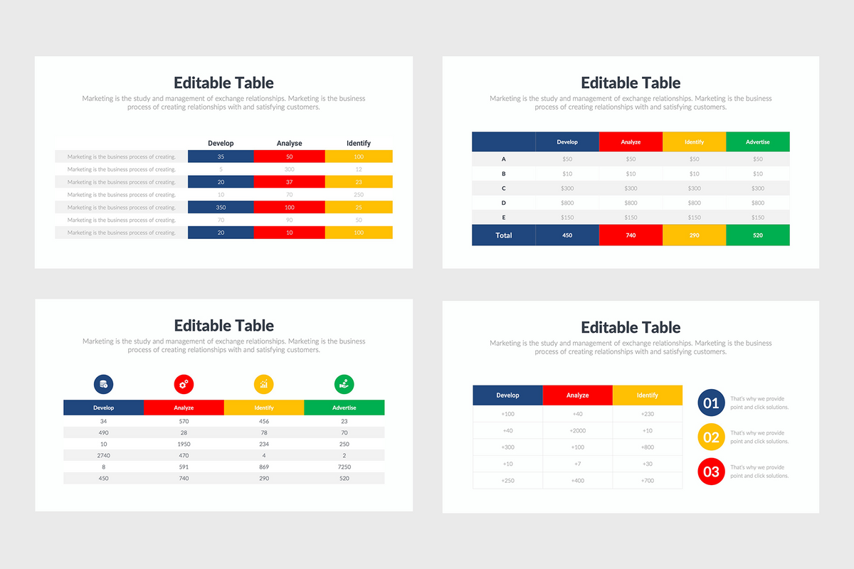 Tables Charts Infographics – infograpify