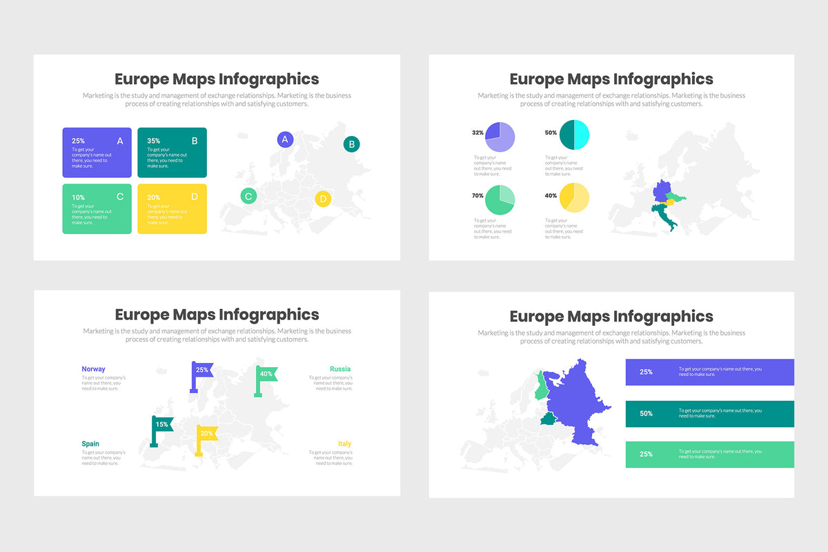 Europe Maps Infographics – infograpify