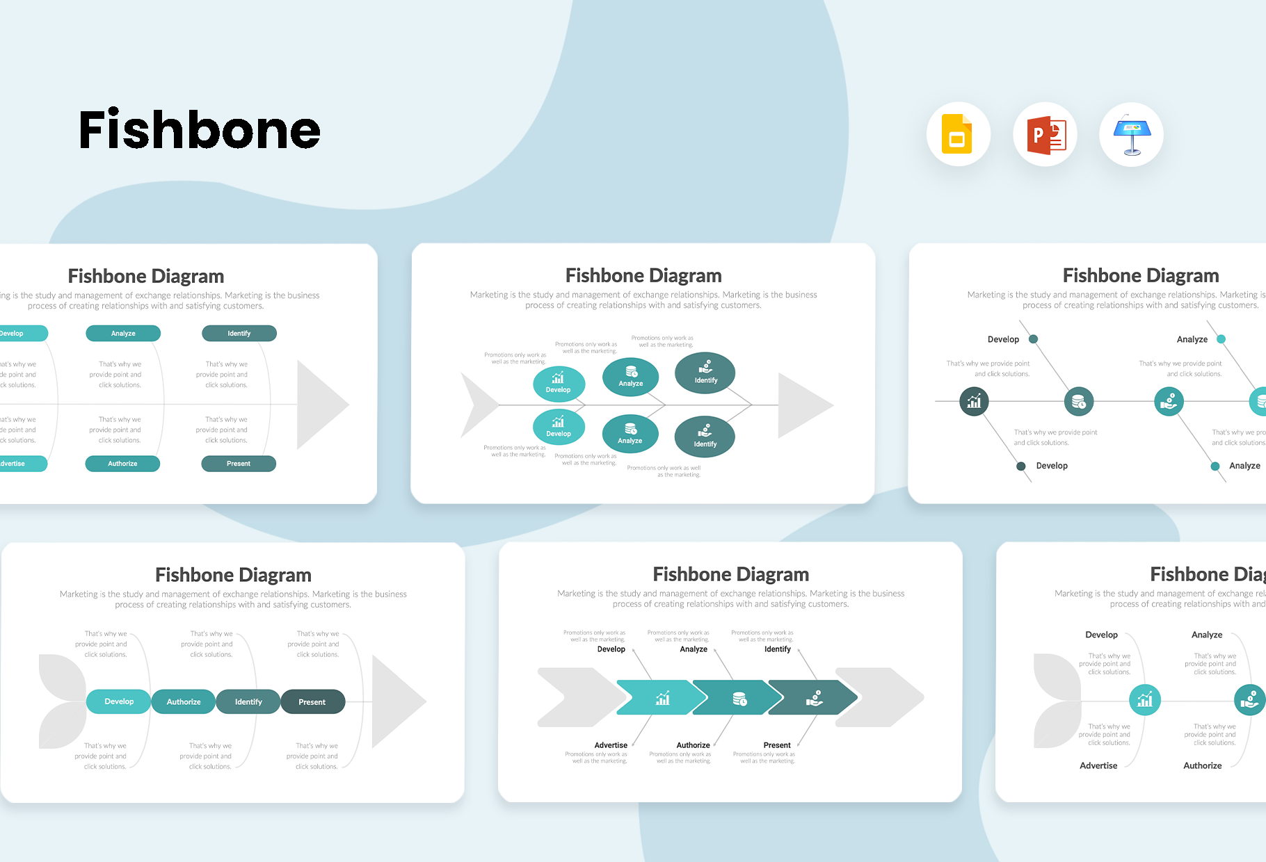 Fishbone Infographics Template – infograpify