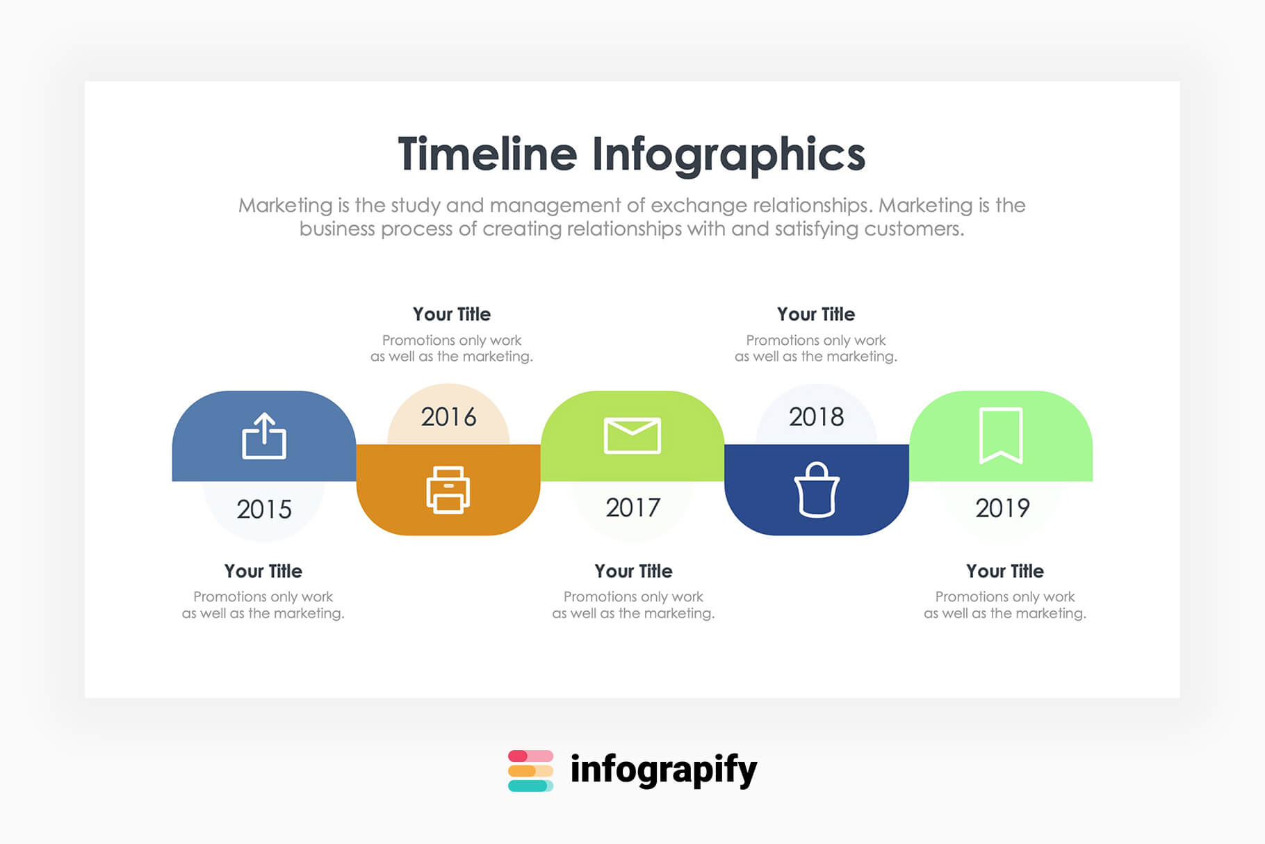 Free Timeline Infographic Template