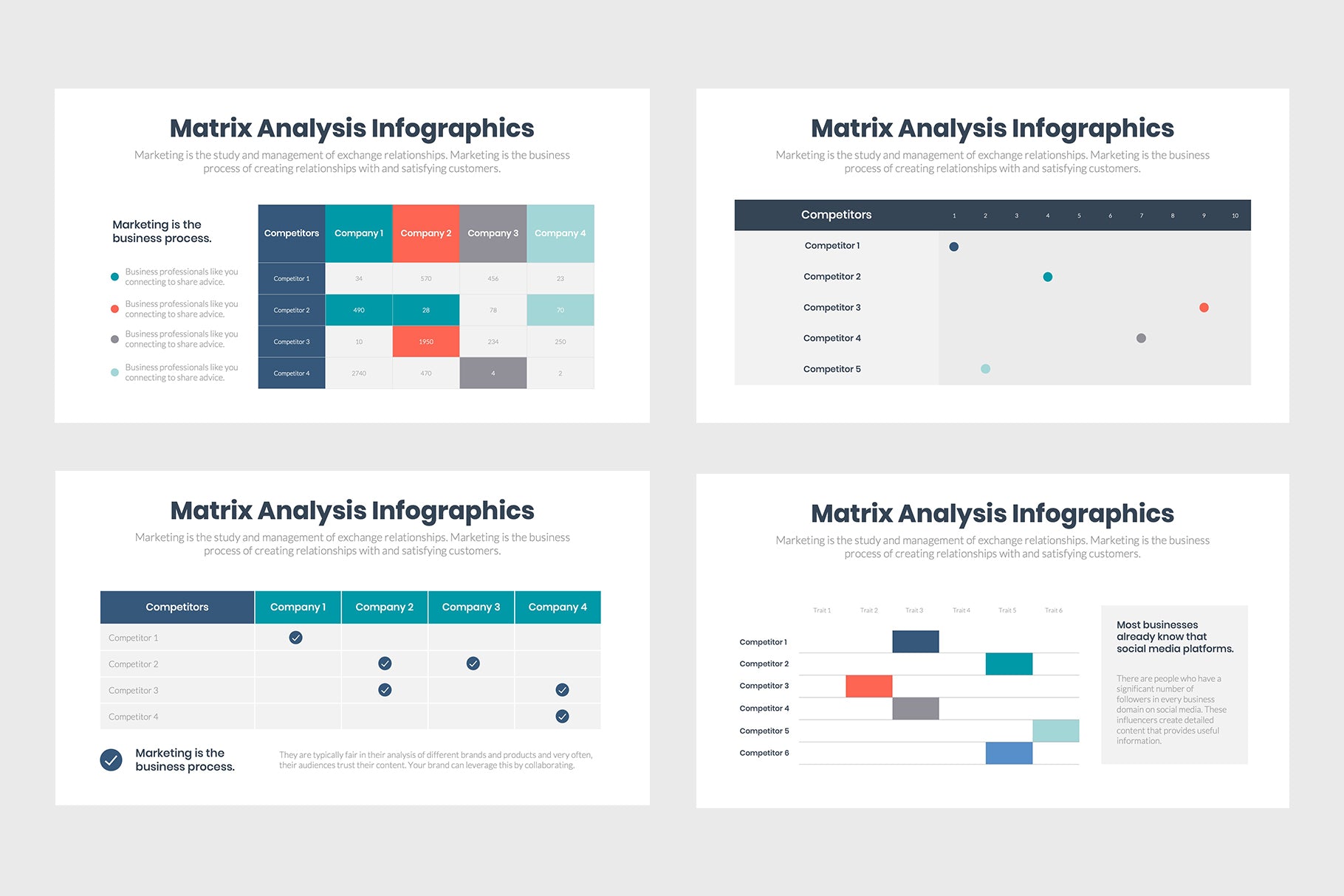 Matrix Analysis Infographics – infograpify