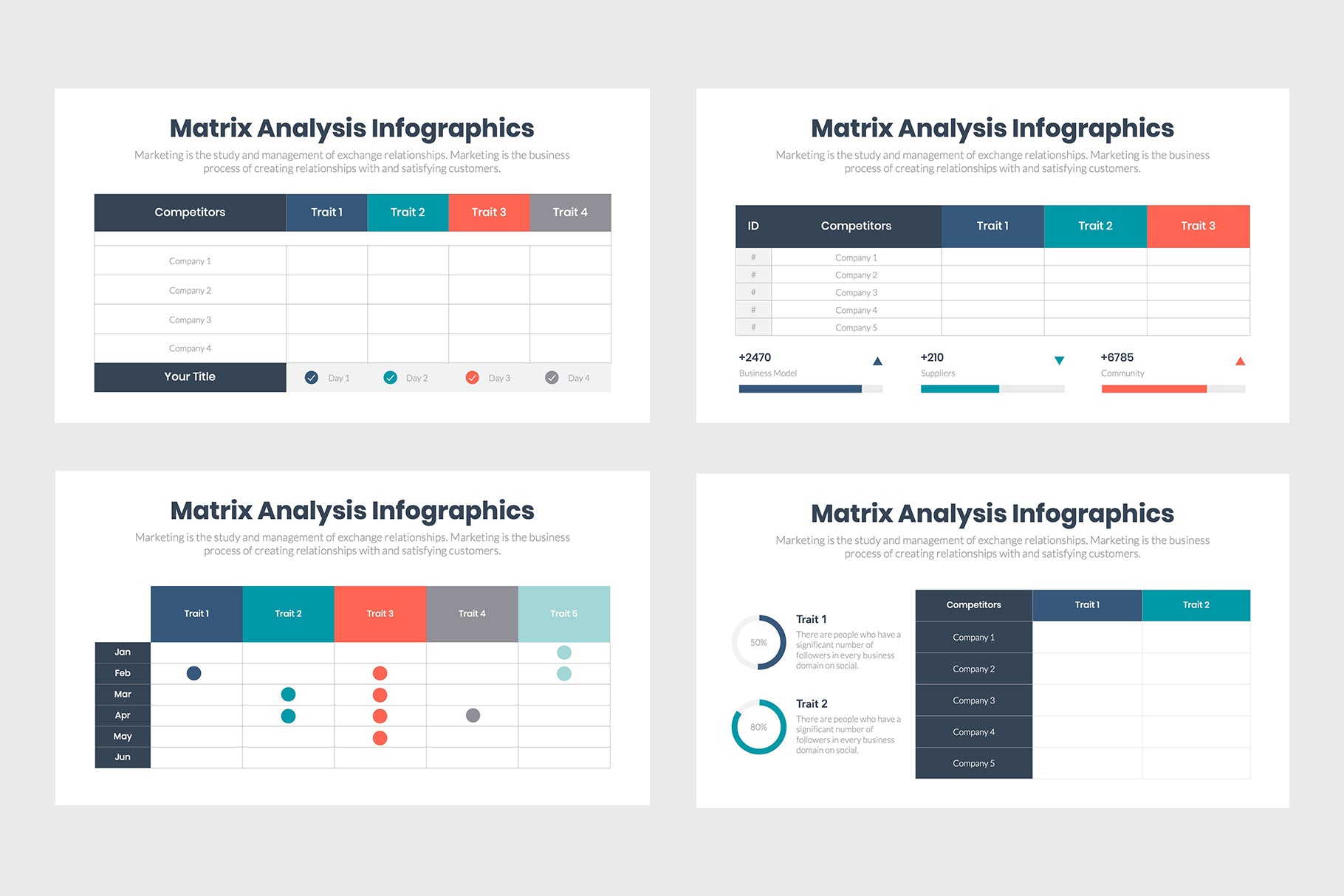 Matrix Analysis Infographics – infograpify