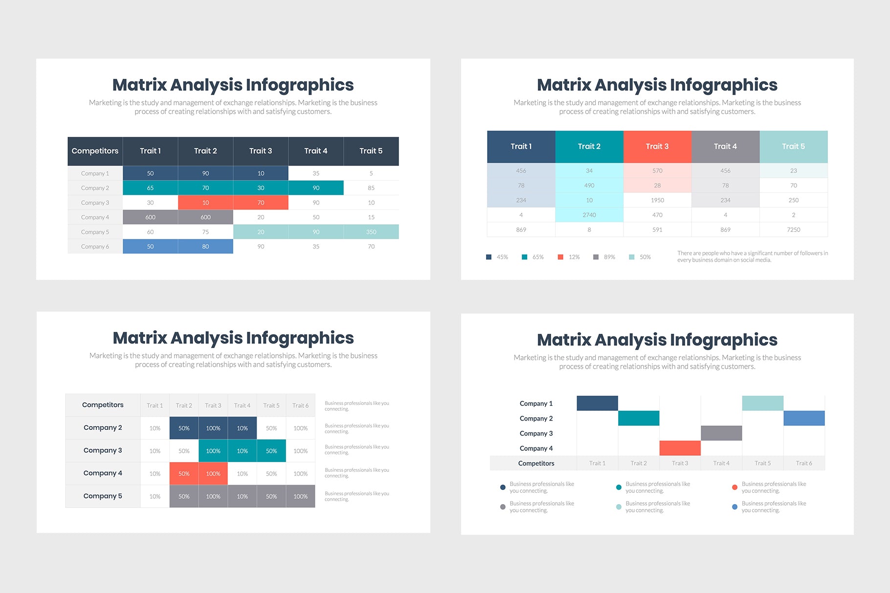 Matrix Analysis Infographics – infograpify