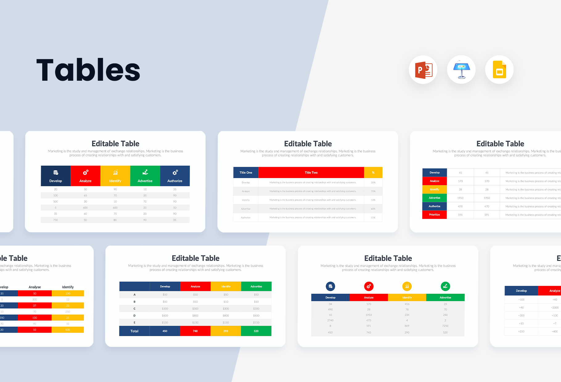 Tables Charts Infographics – infograpify