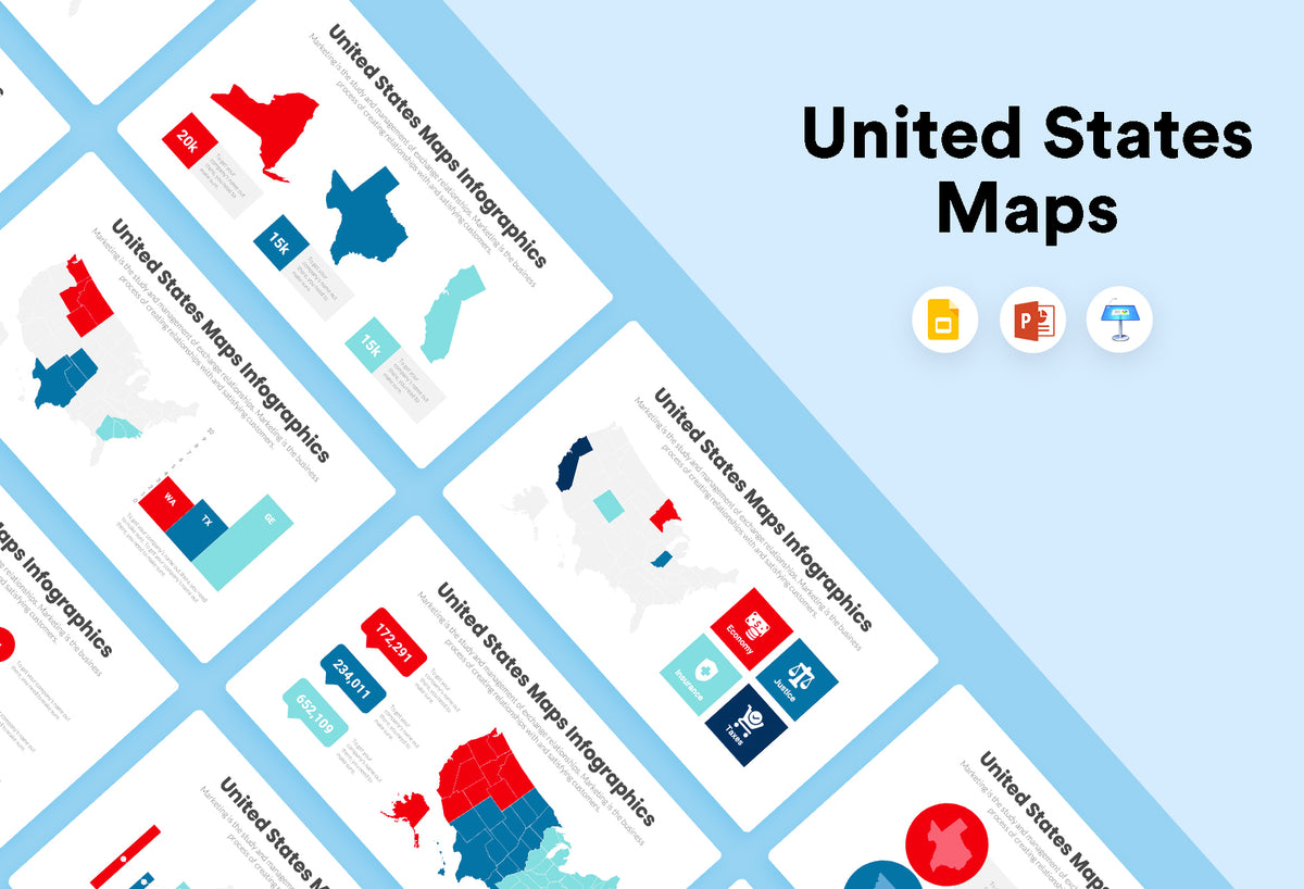 United States Maps Infographics – infograpify