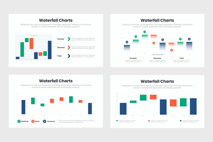 Powerpoint Waterfall Chart Template